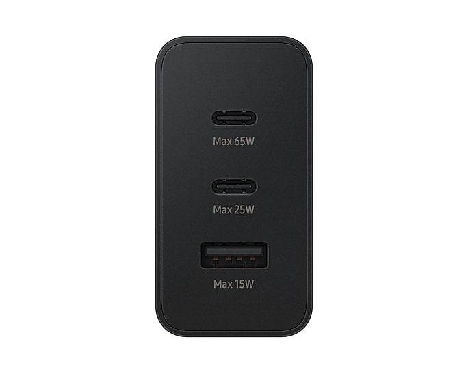 Samsung 65W 3 Ports Mobile Charger Trio For All Samsung Devices (Only ...
